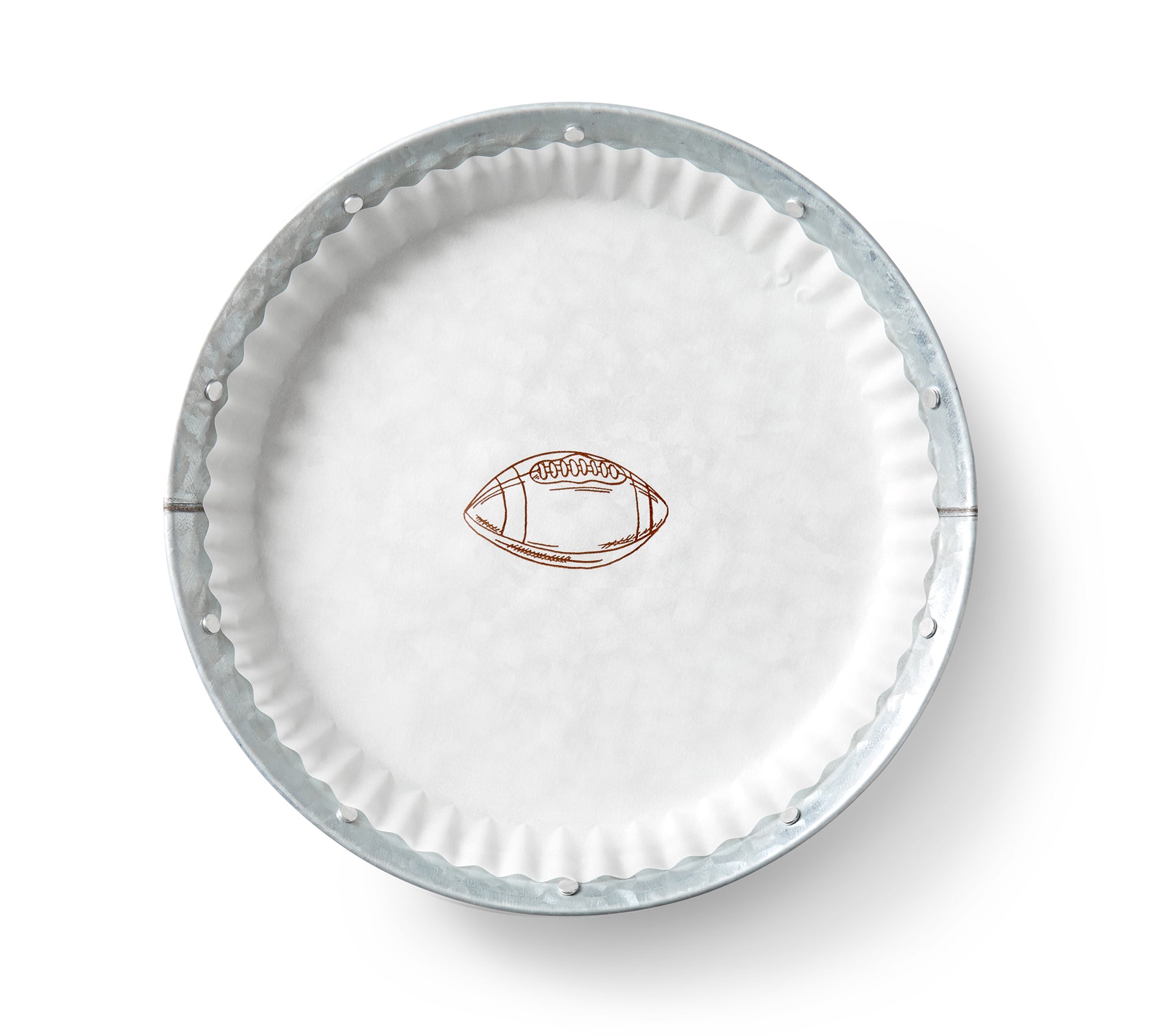 "Touchdown!" pre-formed plate liners – Plate & Pattern