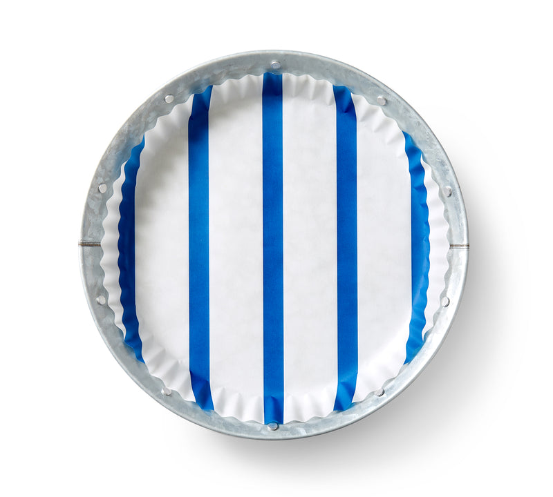 "Go Team Blue" pre-formed plate liners – Plate & Pattern