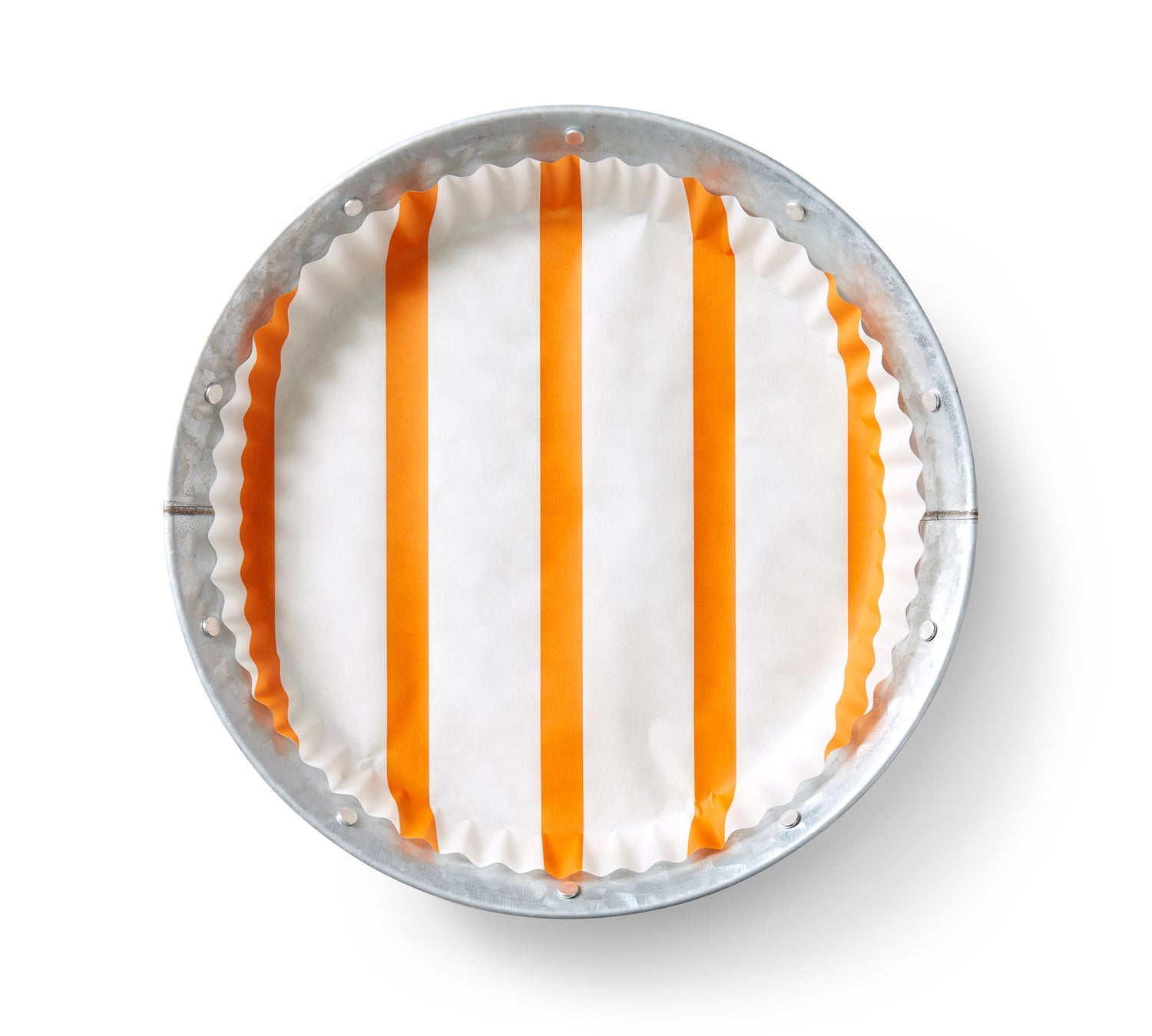 "Go Team Orange" preformed plate liners – Plate & Pattern