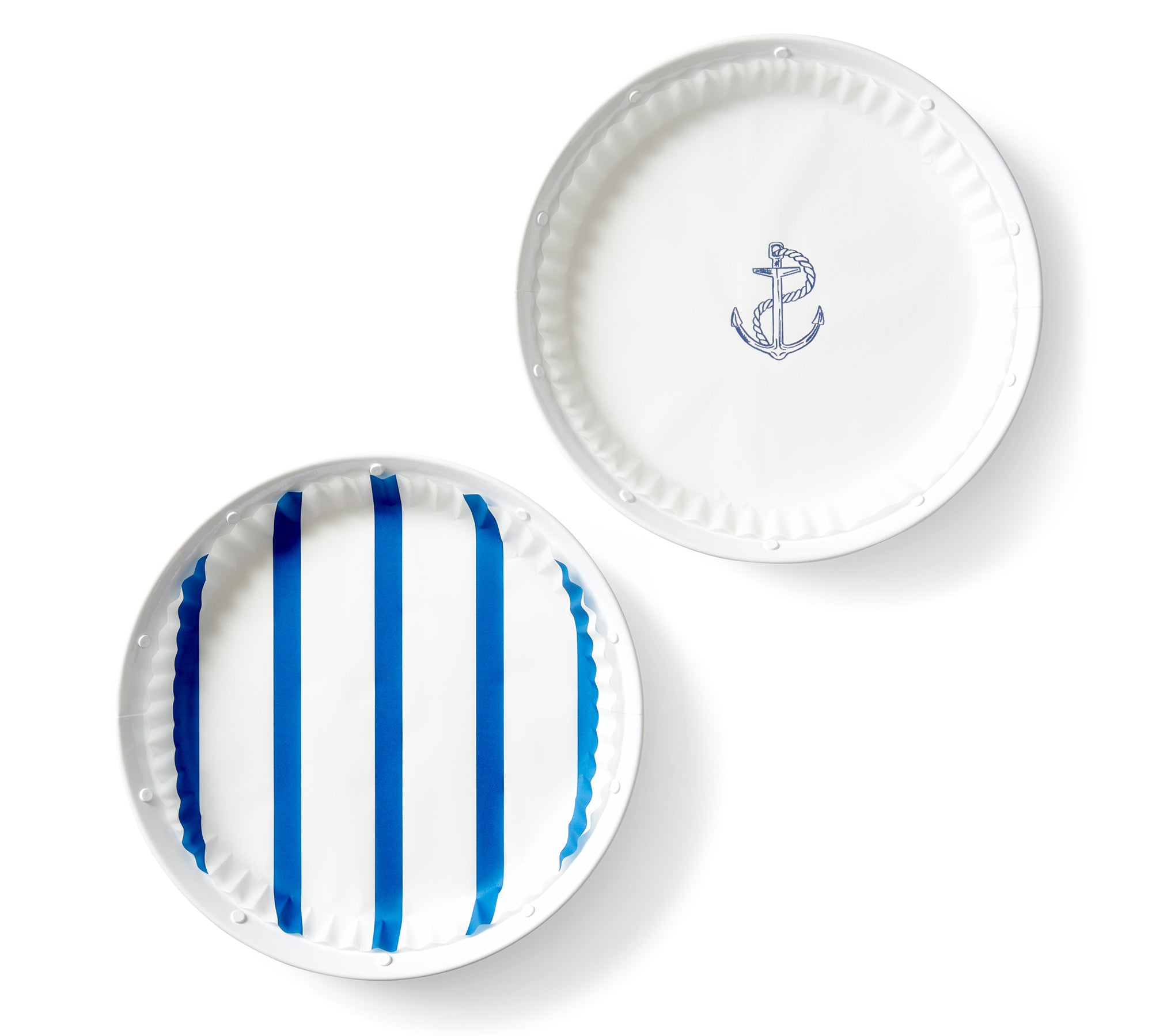 "Go Team Blue" pre-formed plate liners – Plate & Pattern