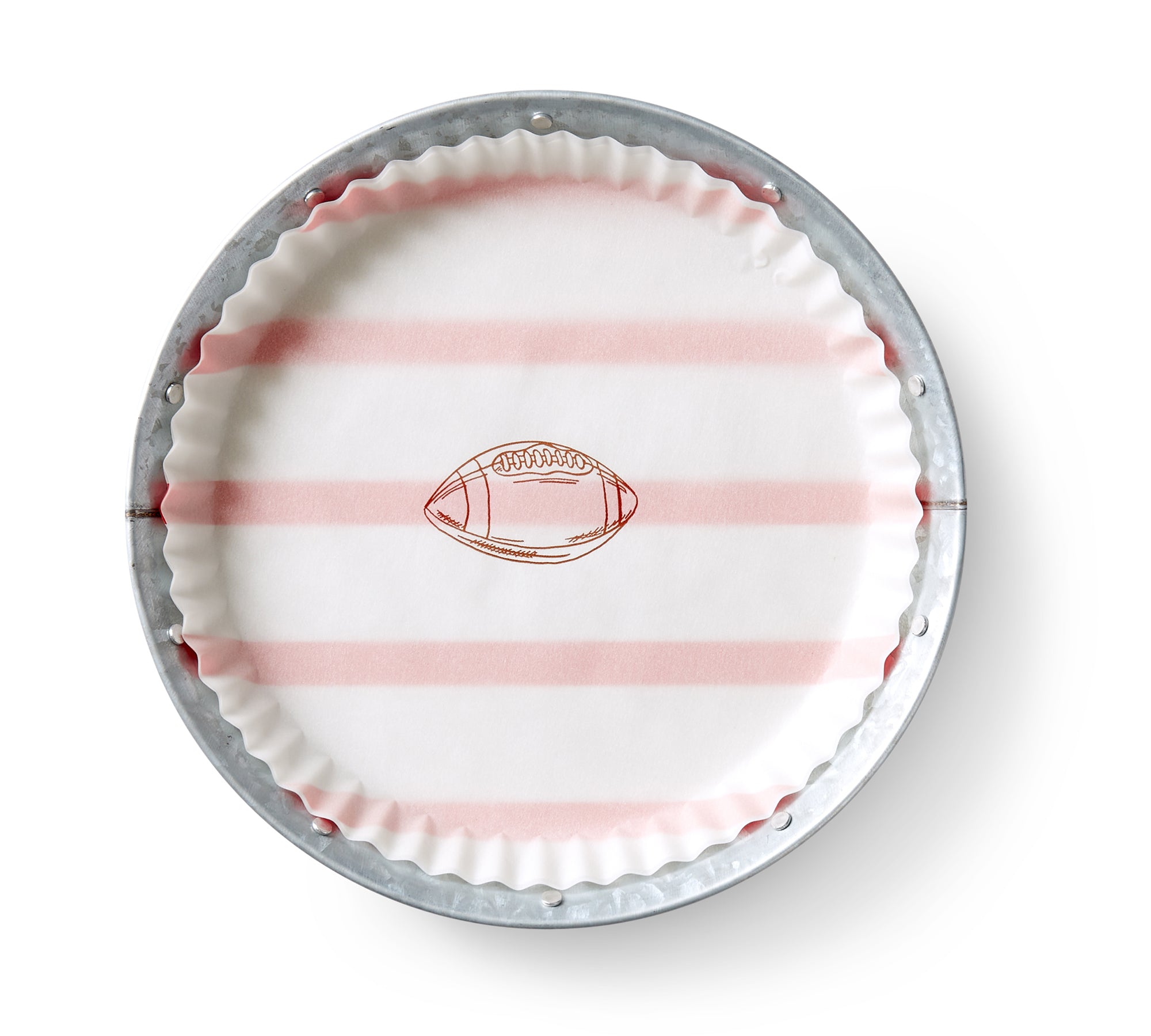 "Touchdown!" pre-formed plate liners – Plate & Pattern