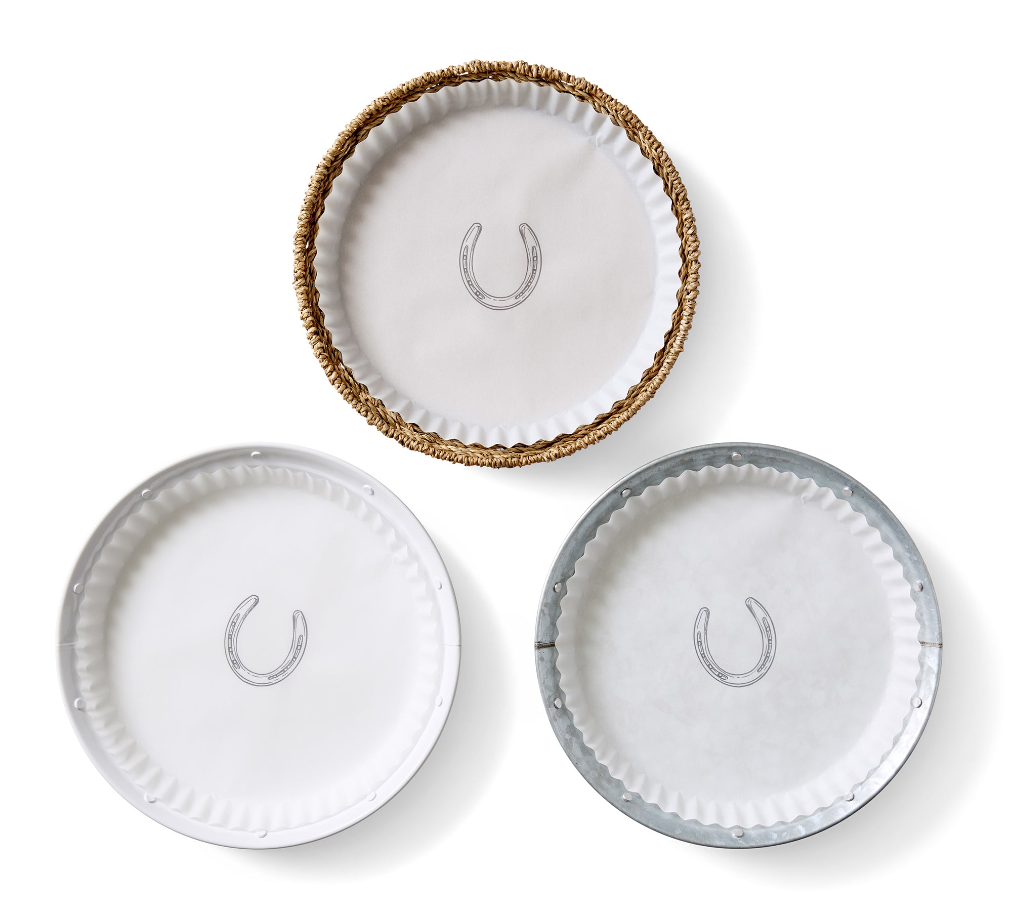 "Giddy Up!" pre-formed plate liners – Plate & Pattern