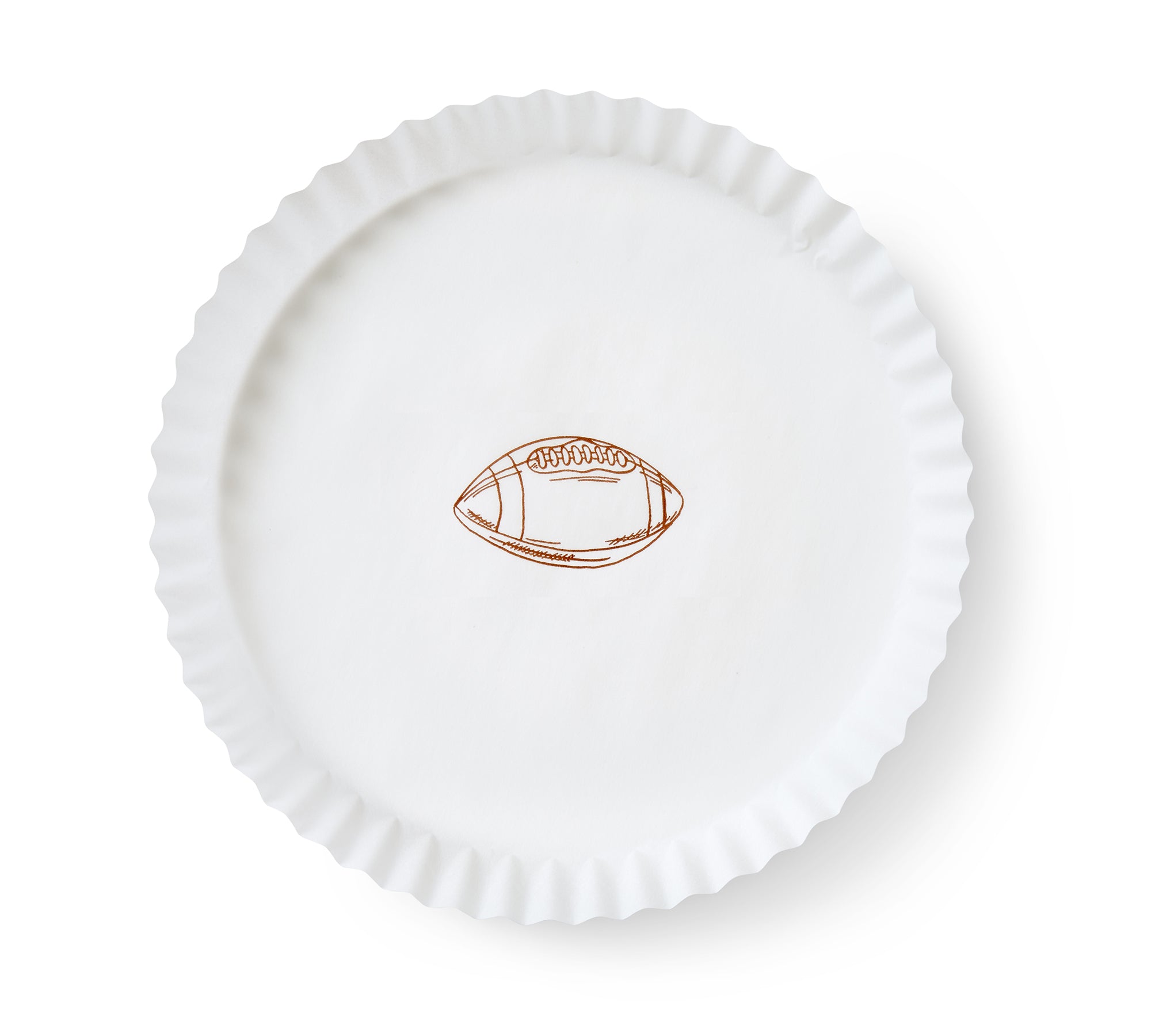 "Touchdown!" pre-formed plate liners – Plate & Pattern