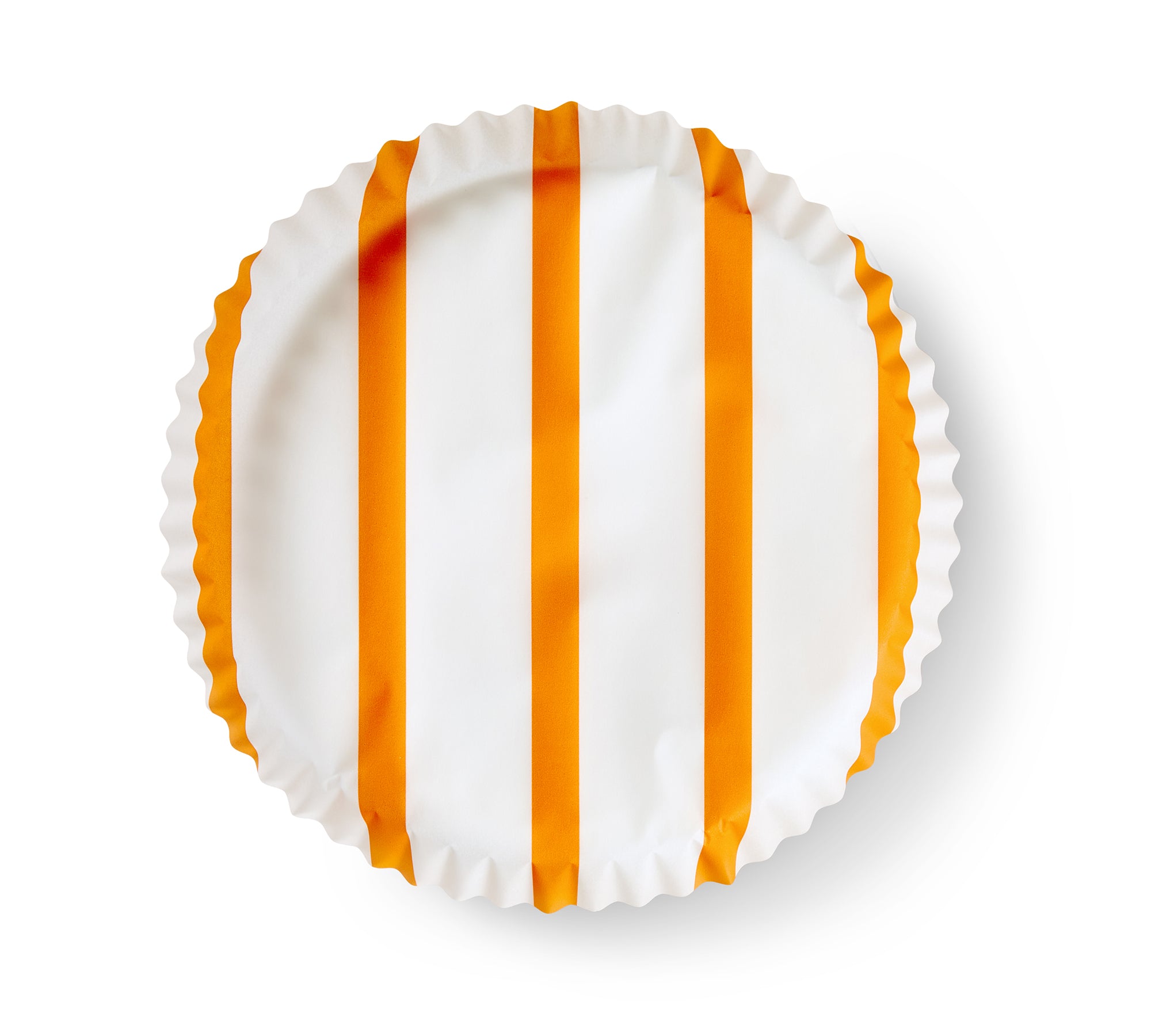 "Go Team Orange" pre-formed plate liners – Plate & Pattern