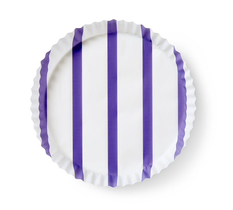 "Go Team Purple" pre-formed plate liners – Plate & Pattern