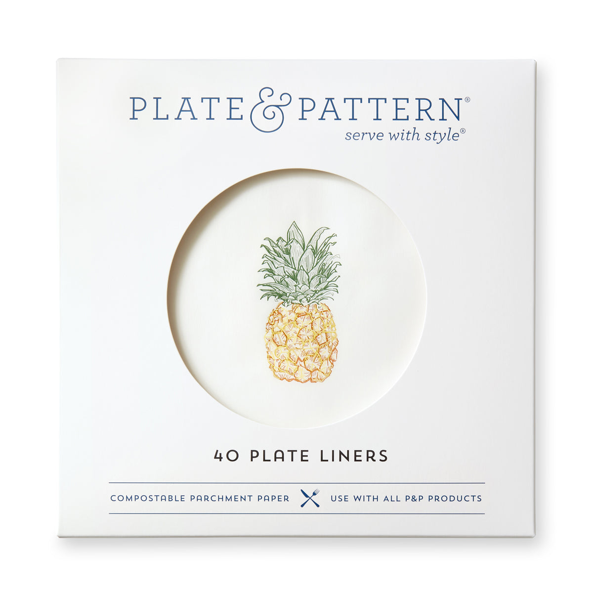 "Southern Hospitality" preformed plate liners – Plate & Pattern