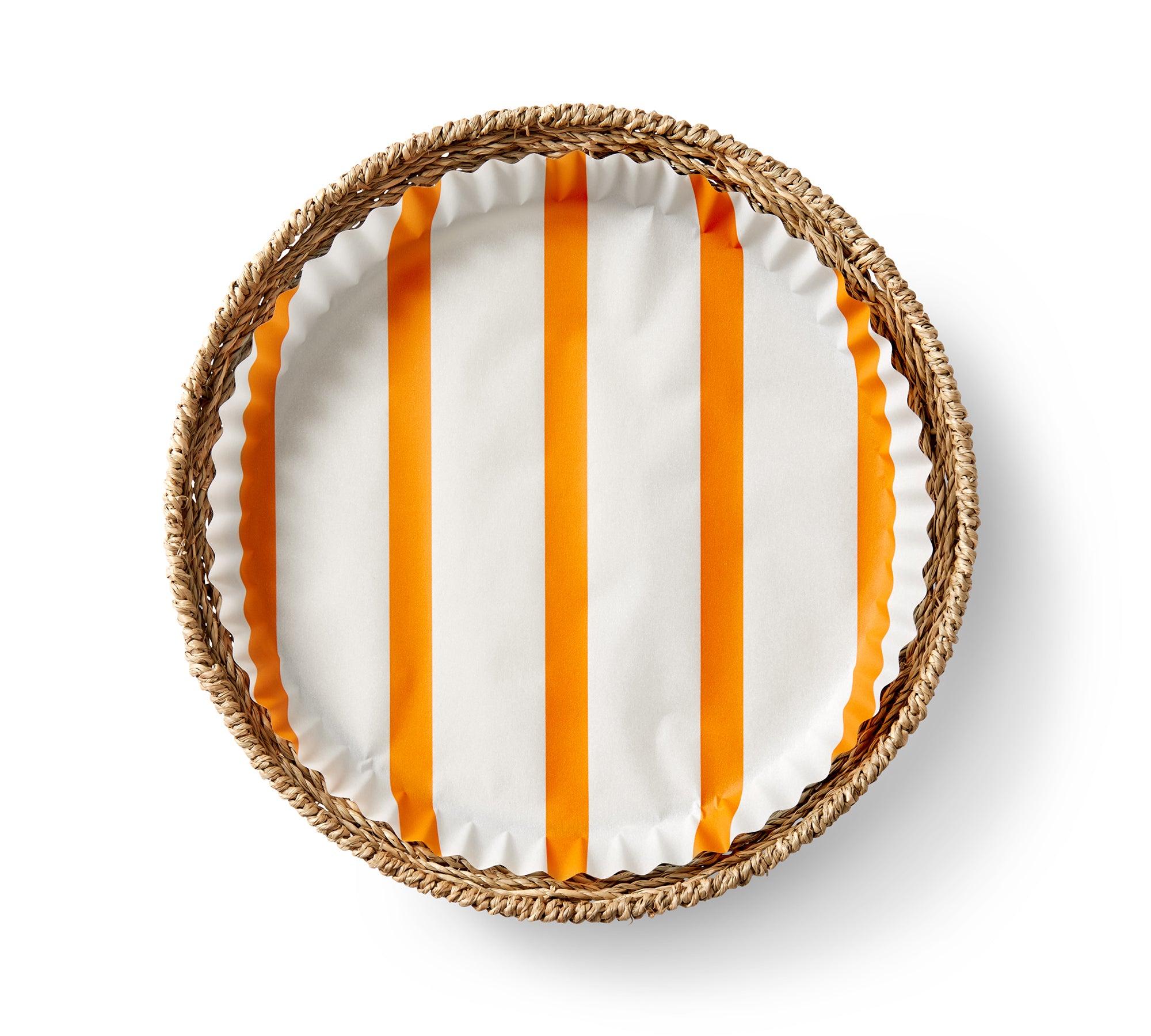 "Go Team Orange" pre-formed plate liners – Plate & Pattern