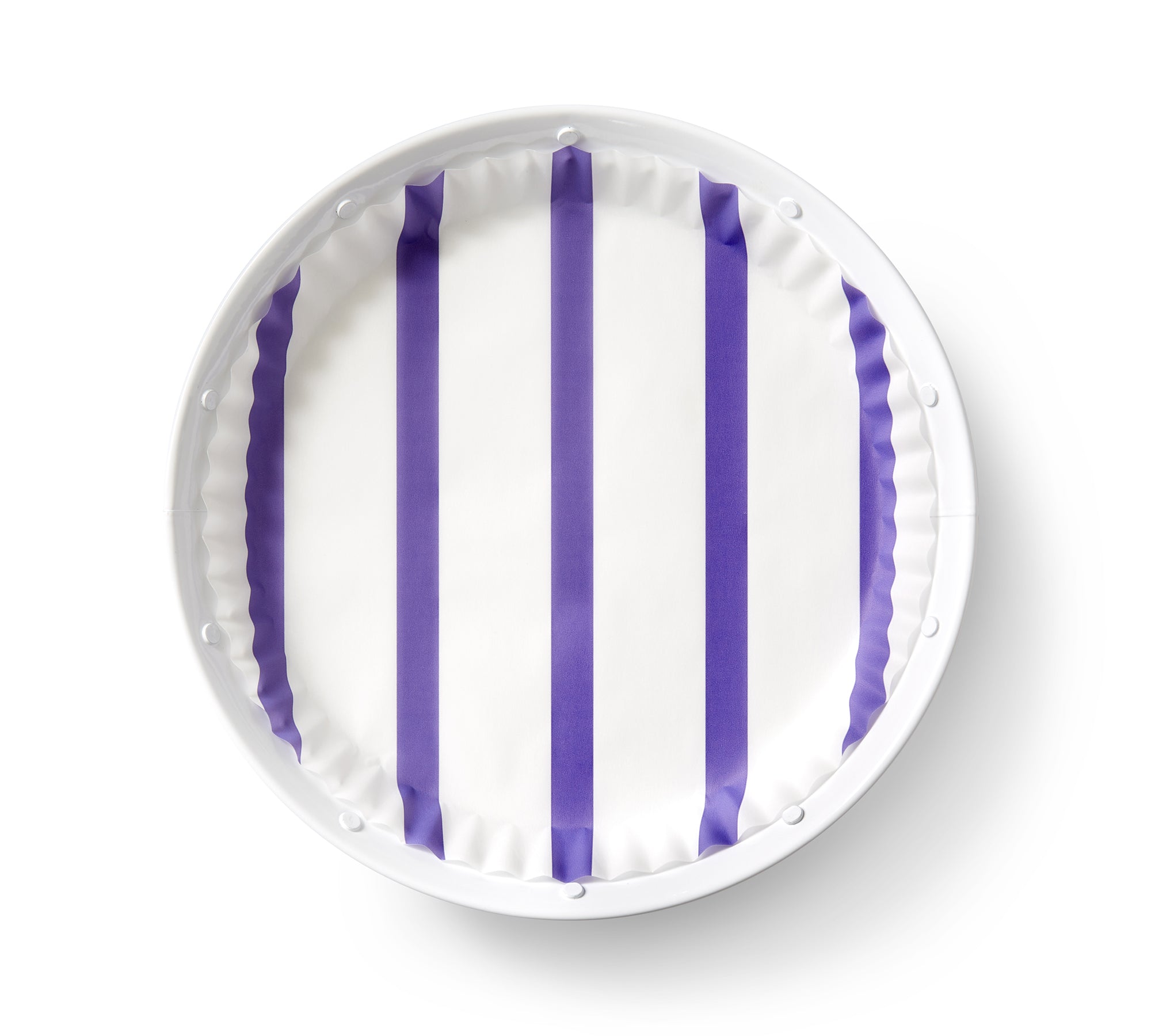 "Go Team Purple" pre-formed plate liners – Plate & Pattern