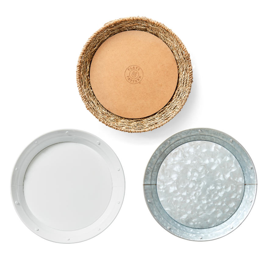 Woven Seagrass Plates – Plate & Pattern