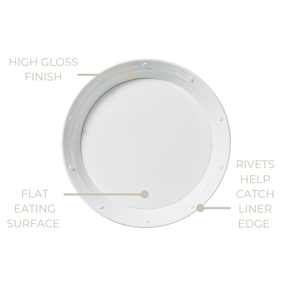 White Metal Plates – Plate & Pattern