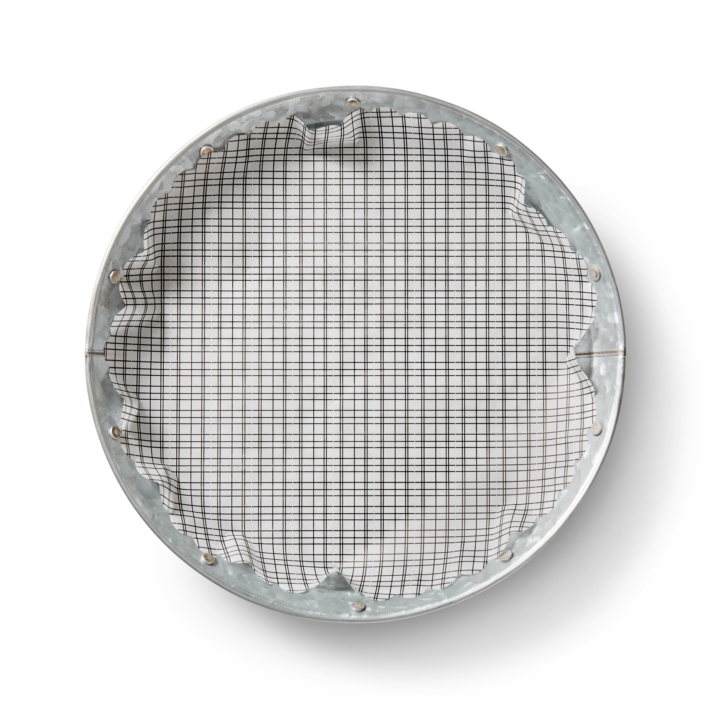 "Not All Black & White" flat plate liners – Plate & Pattern