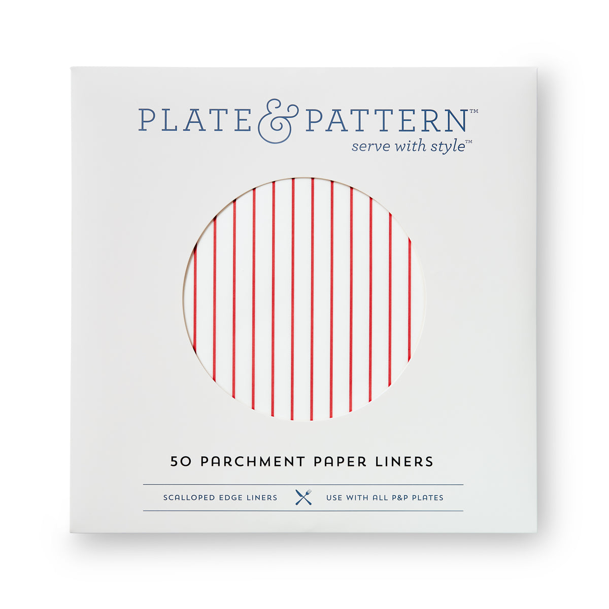 "Red Edition - P&P Version" flat plate liners – Plate & Pattern
