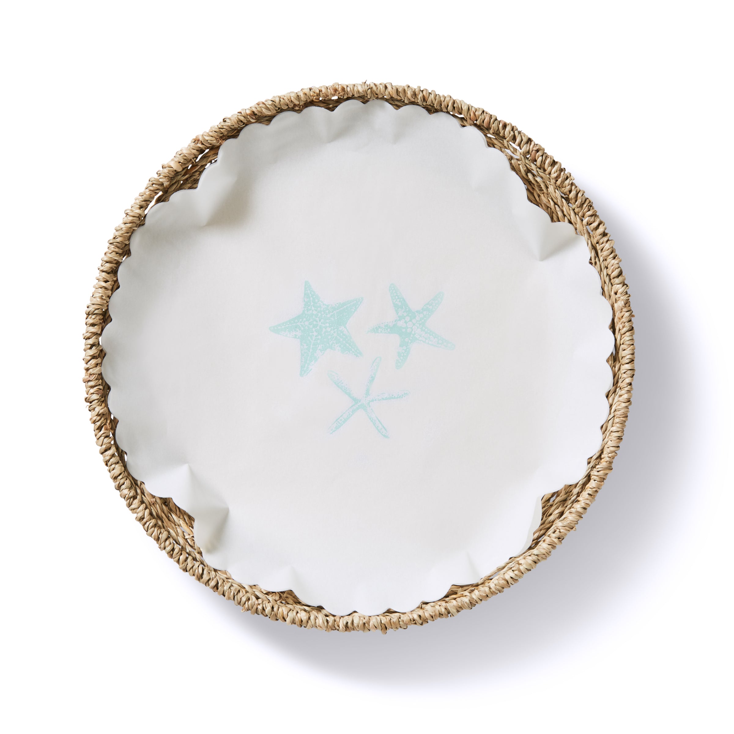 "Under the Sea" Starfish Trio flat plate liners – Plate & Pattern