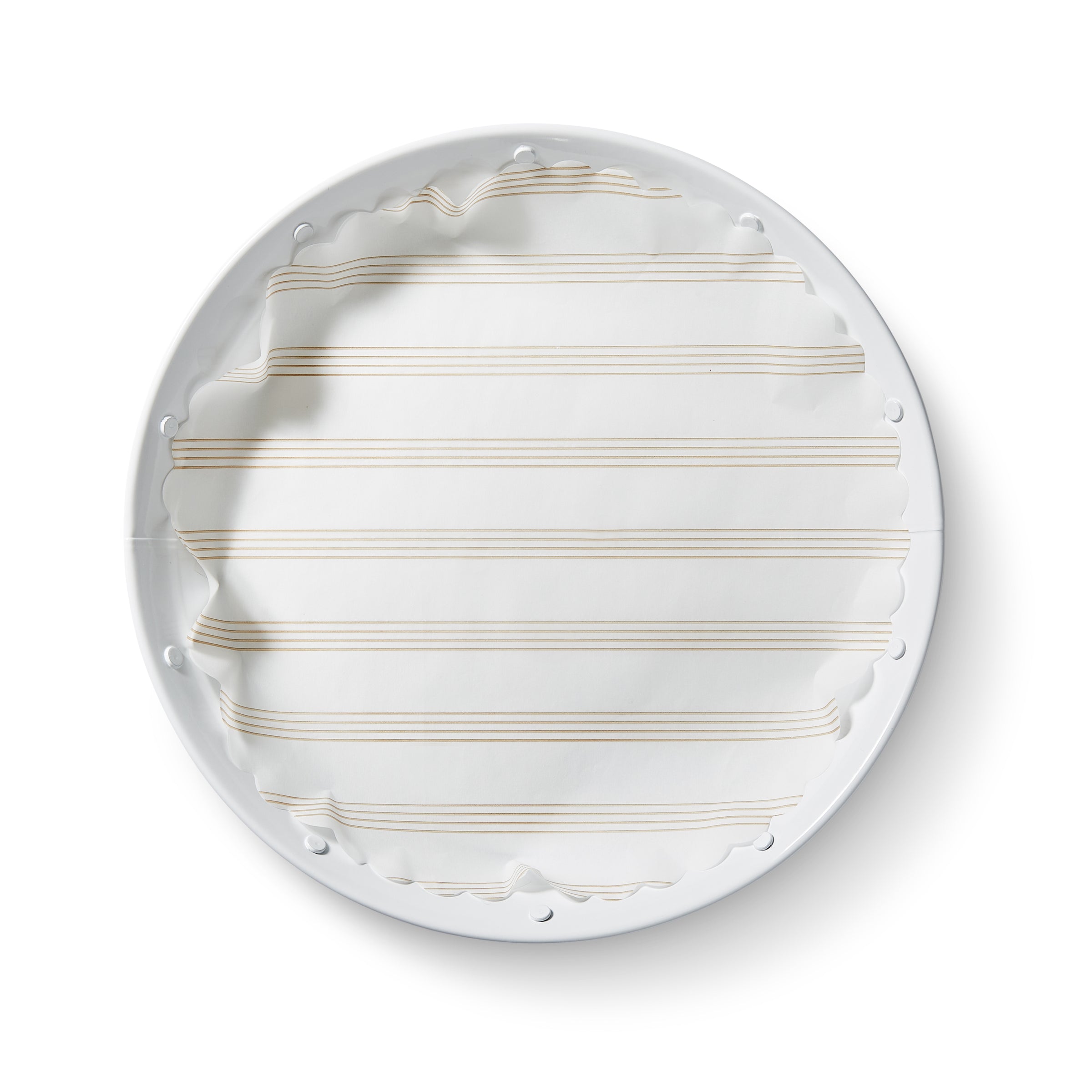 "Sandy Stripes" flat plate liners – Plate & Pattern