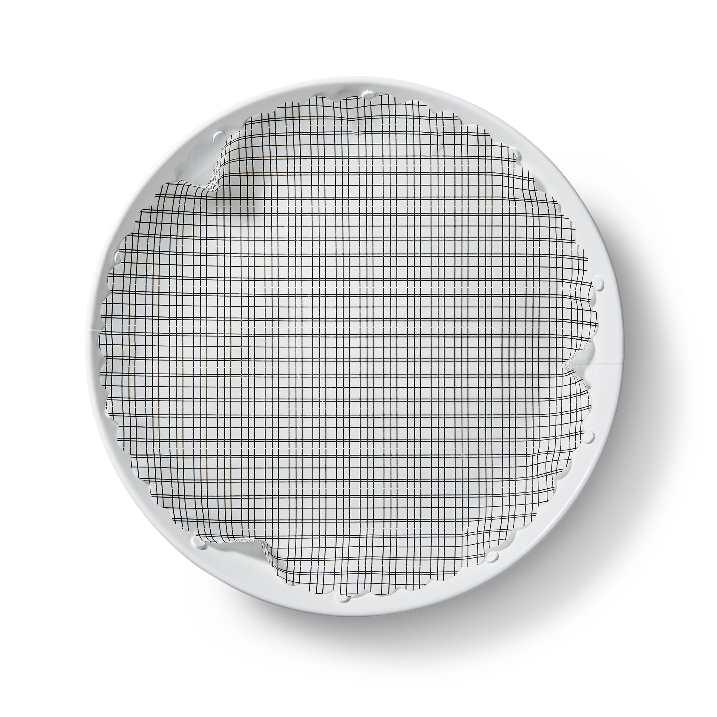 "Not All Black & White" flat plate liners – Plate & Pattern