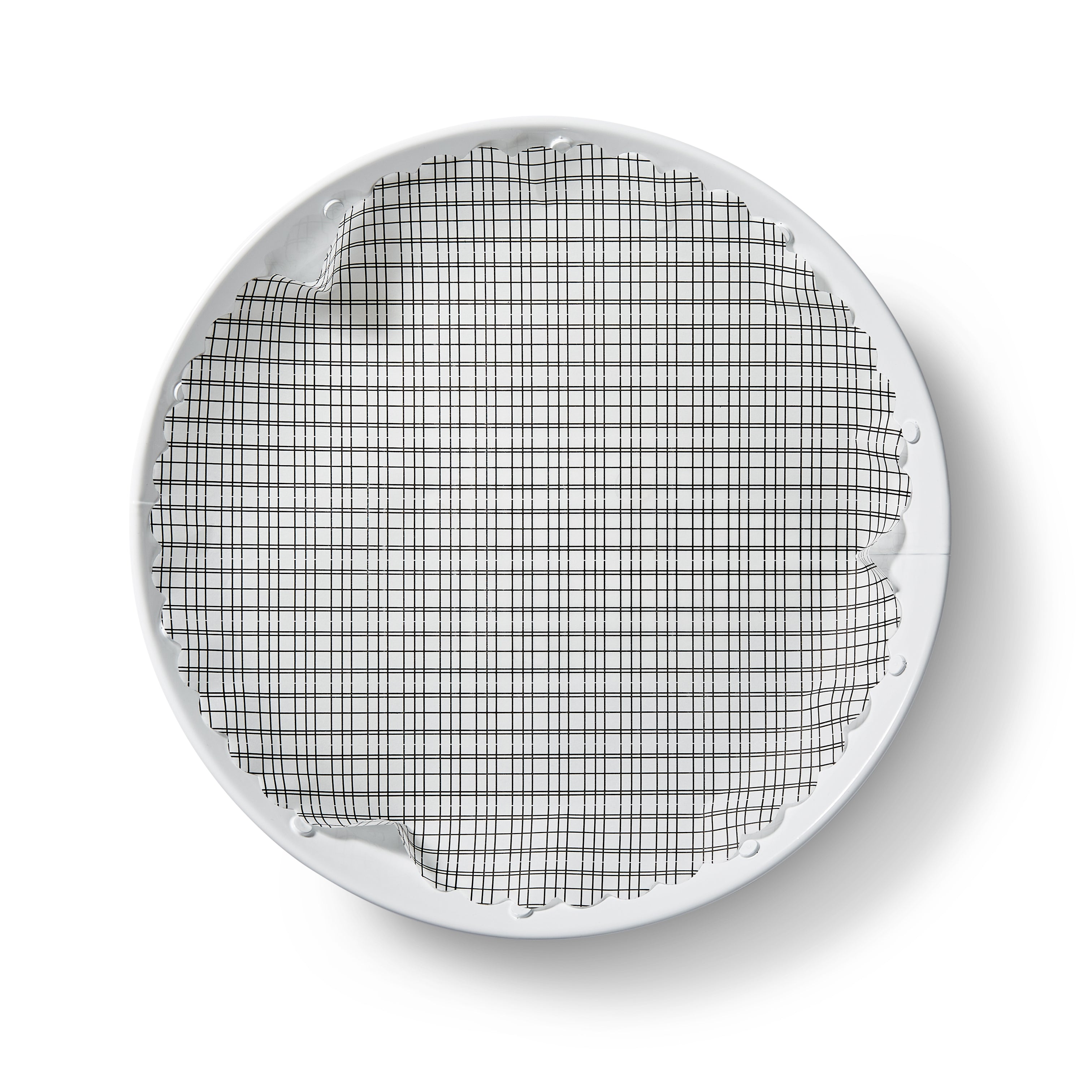 "Not All Black & White" flat plate liners – Plate & Pattern