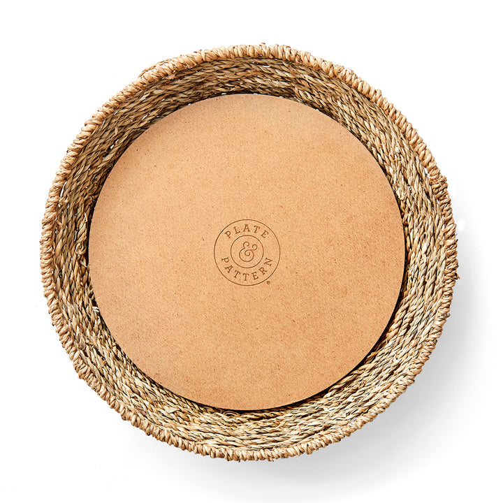Woven Seagrass Plates – Plate & Pattern